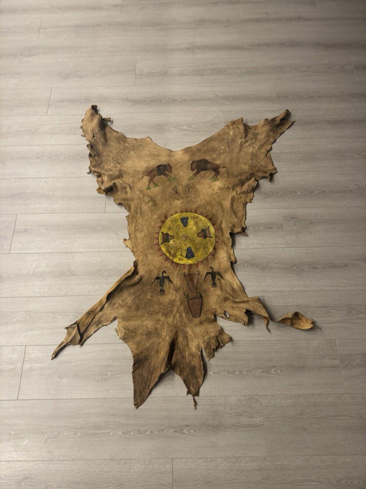 Authentic Native Painted Deer Hide Lakota - Etsy
