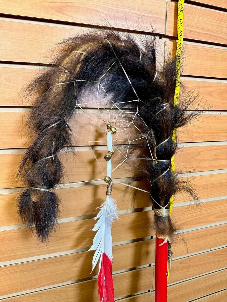 FH214- Native American Ceremonial Staff - Etsy
