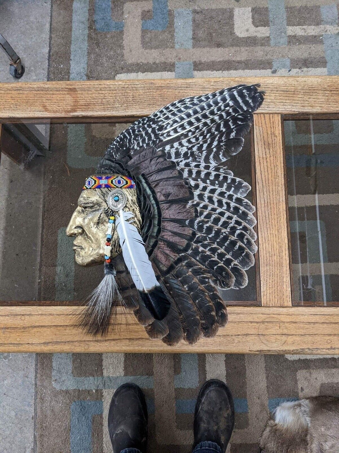 WILD TURKEY Taxidermy Native American Crafts Archery Mask Face Mount ...