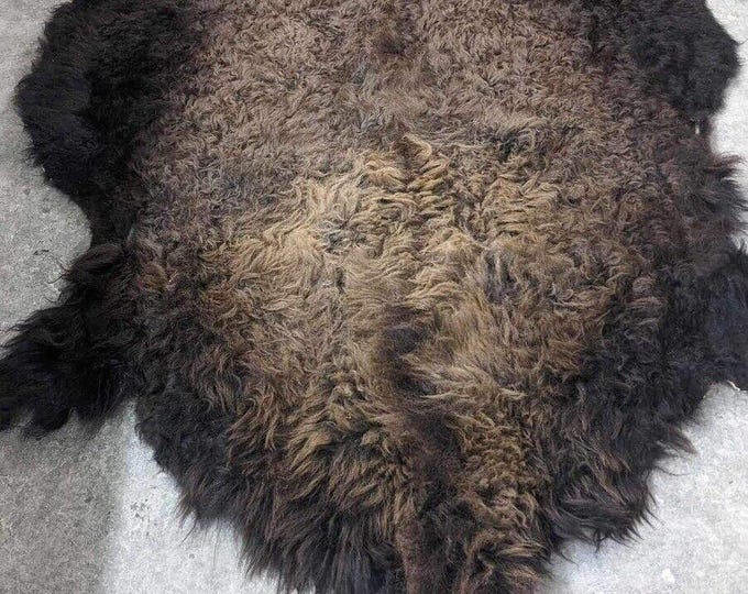 Real Buffalo | Bison Fresh Tanned Taxidermy Rug Hide Brand New - Etsy