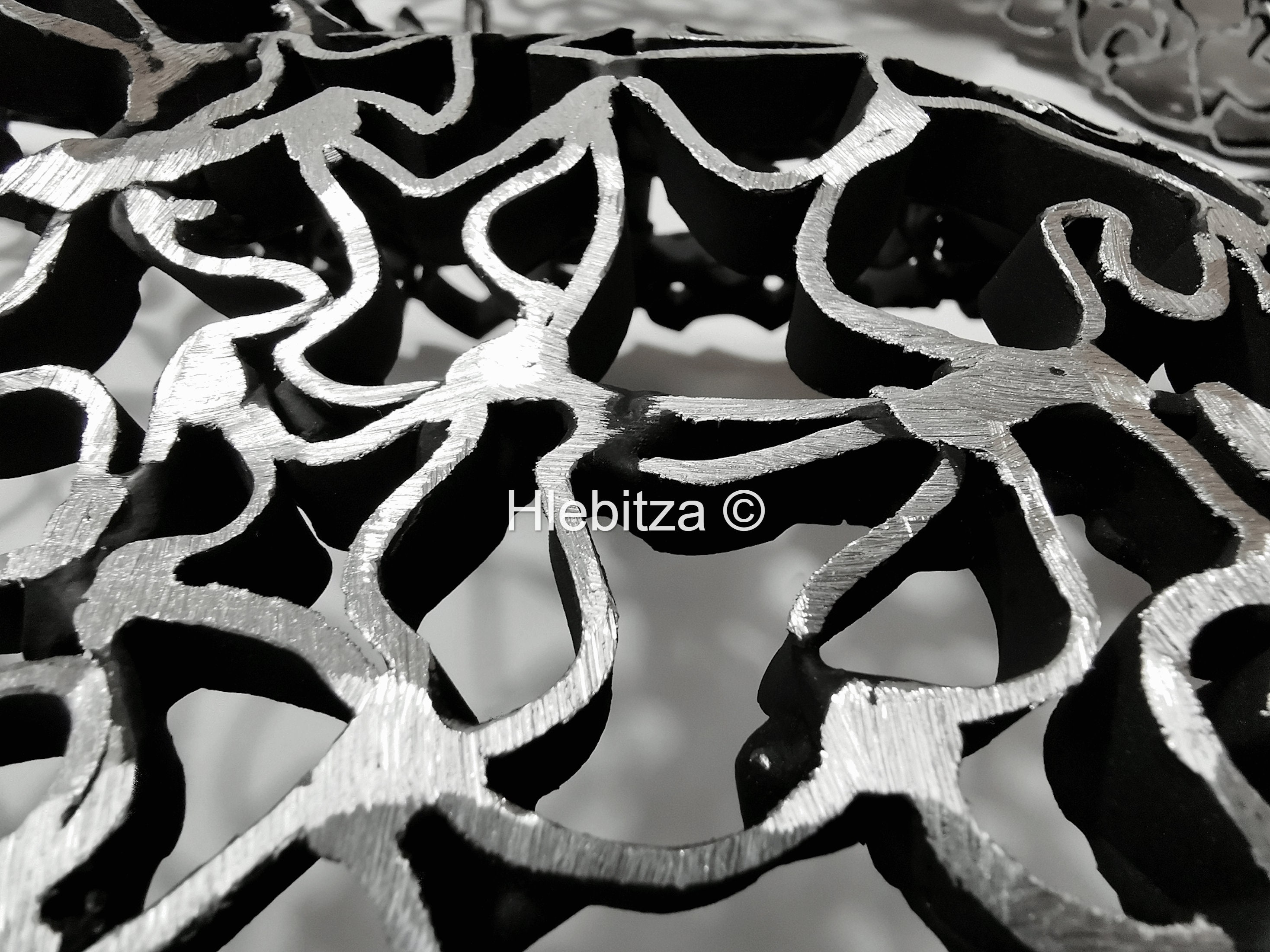 Wall Sculpture Set – Male and Female Torso – Handcrafted Metal Openwork ...
