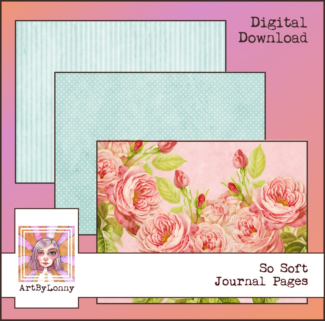 DIGITAL so Soft Journal Pages - Etsy