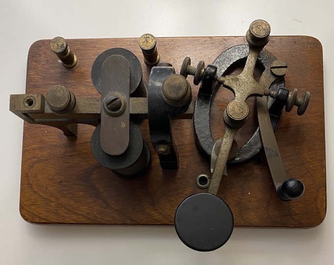 Antique Telegraph Key and Sounder, Very Rare REDUCED - Etsy