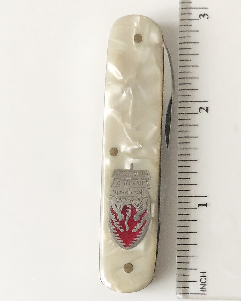 Vintage German Pocket Knife Gold Plated Folding Knife Gift - Etsy