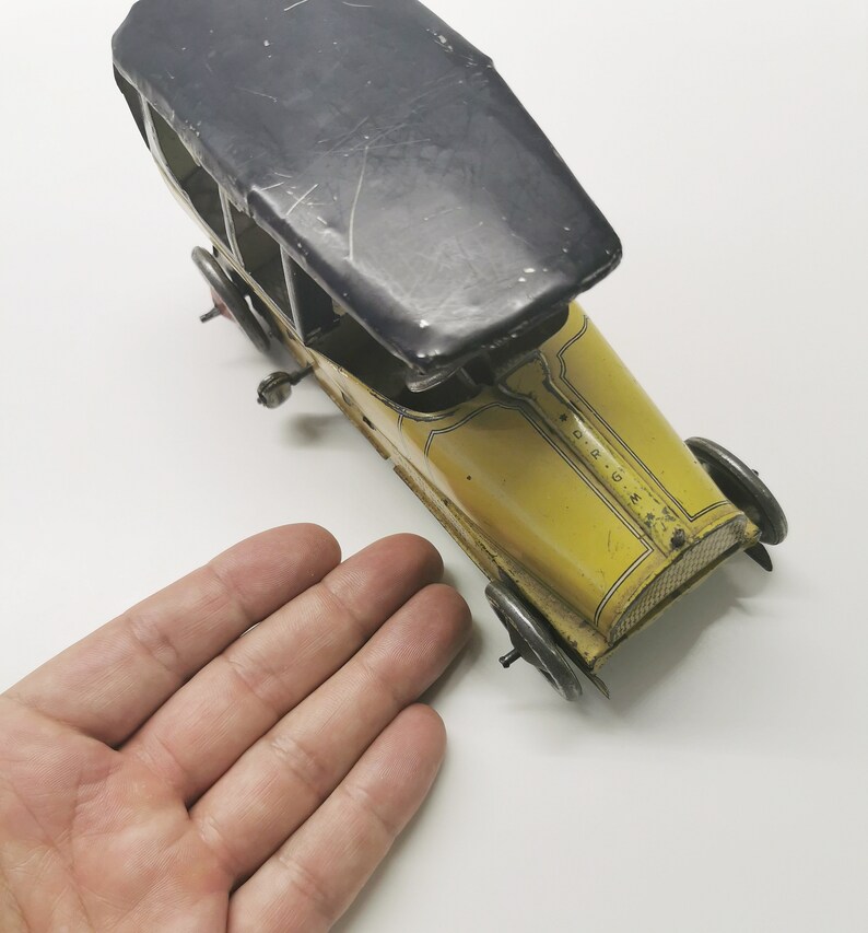 Rare Antique Lehmann taxi Yellow Cab With Driver - Etsy