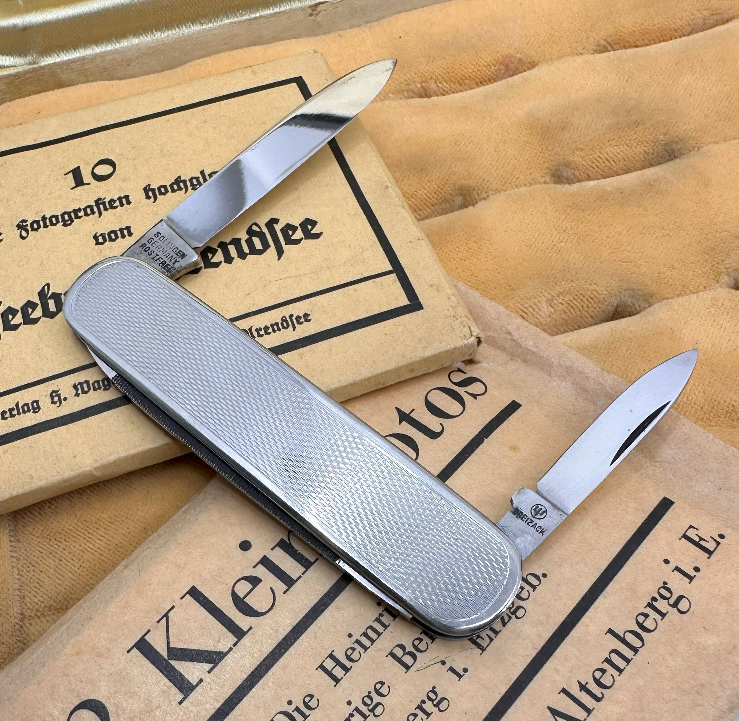 Vintage German Pocket Knife, Solingen Folding Knife, Perfect Gift - Etsy