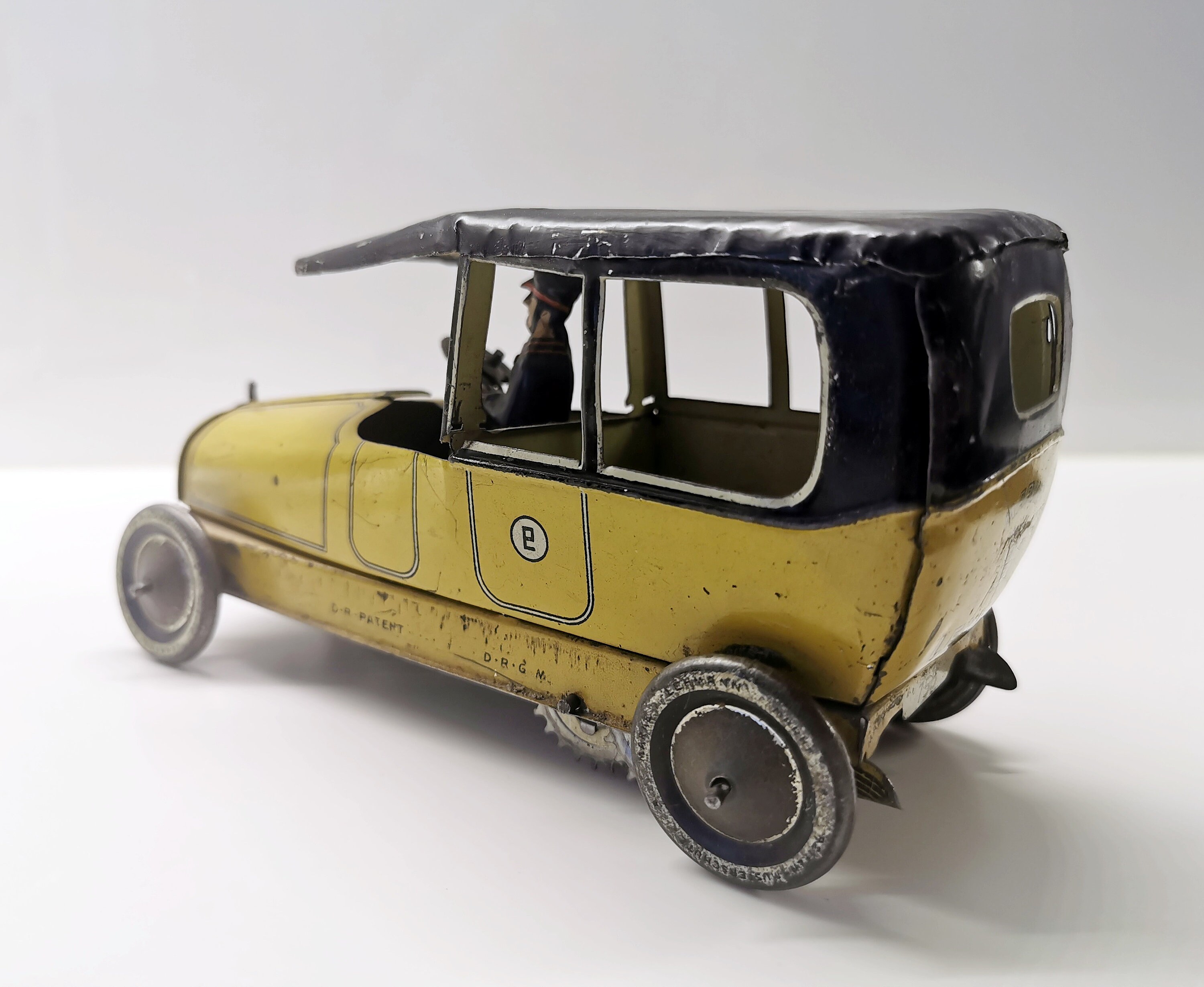 Rare Antique Lehmann taxi Yellow Cab With Driver - Etsy