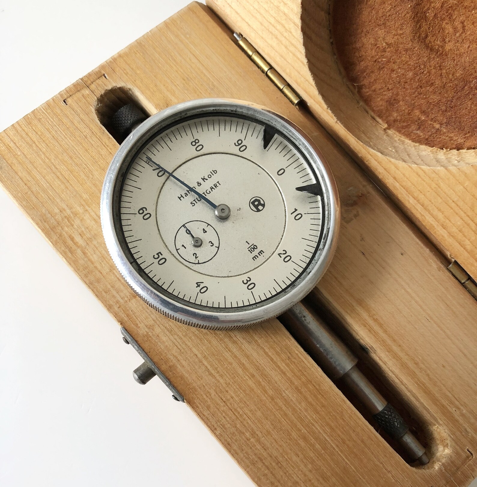 Vintage HAHN KOLB Stuttgart Dial Test Indicator 0.01mm, Thickness Gauge ...