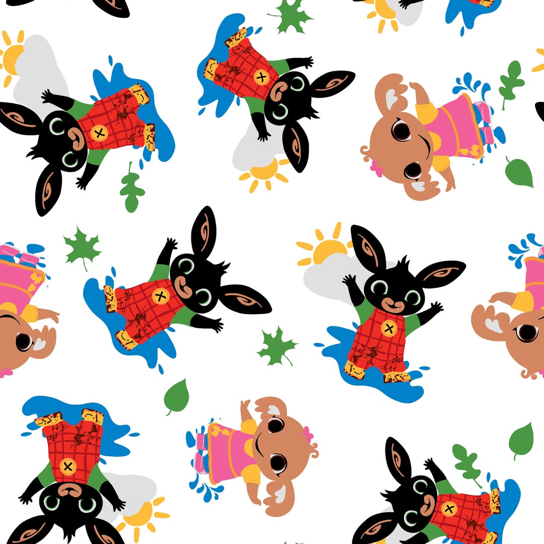 Bing Bunny Plush Soft Toys Teddy Flop Sula Coco Amma Padget Seamless ...