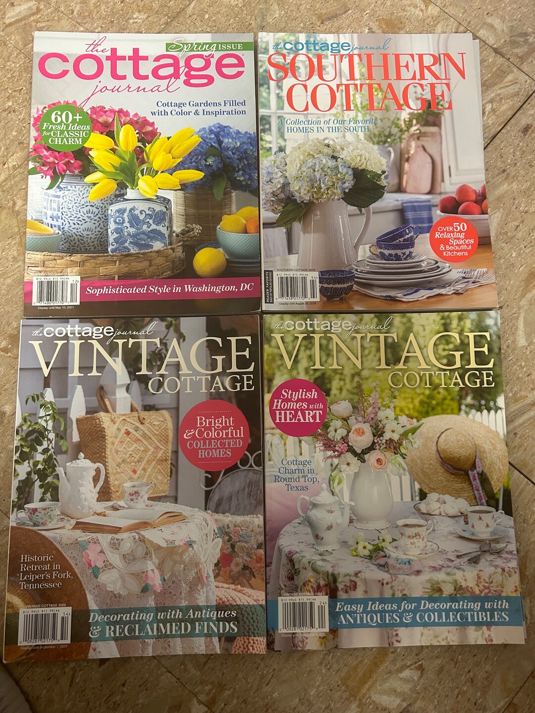 NEW Cottage Journal Magazine Combo 2 Vintage Cottage Southern - Etsy