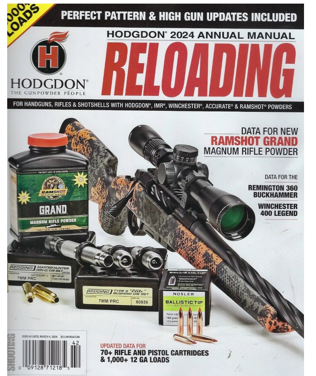 New Hodgdon Reloading Magazine 2024 Annual Manual - Etsy