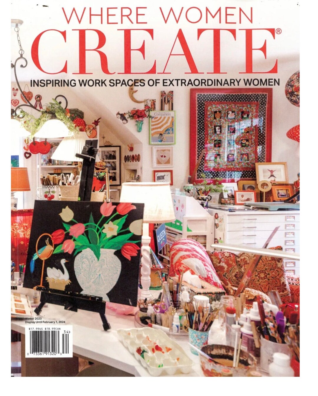 Where Women Create Magazine Winter 2023 Issue 25 New 2023 - Etsy