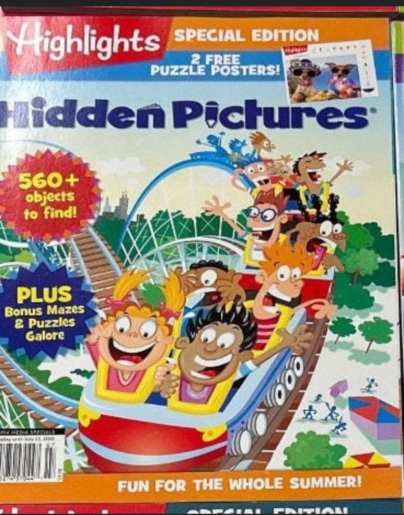 Highlights Magazine Hidden Pictures Kids Fun Crafts Puzzles Fun Facts ...