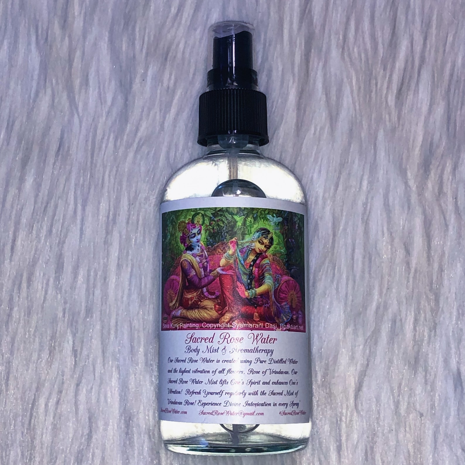 Sacred Rose Water Spray Face Toner Mist Facial Care Rose Essence - Etsy