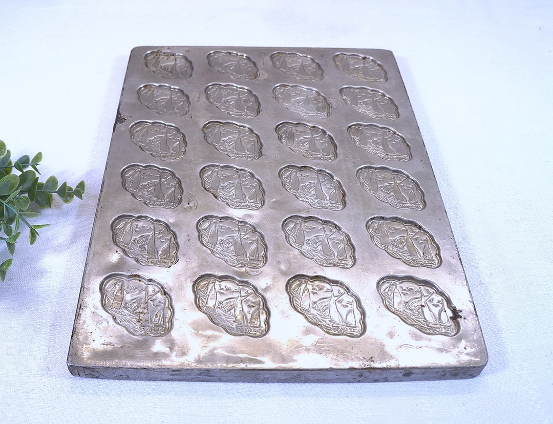 Grote oude Anton Reiche chocoladevorm, platte vorm - Anton Reiche ...