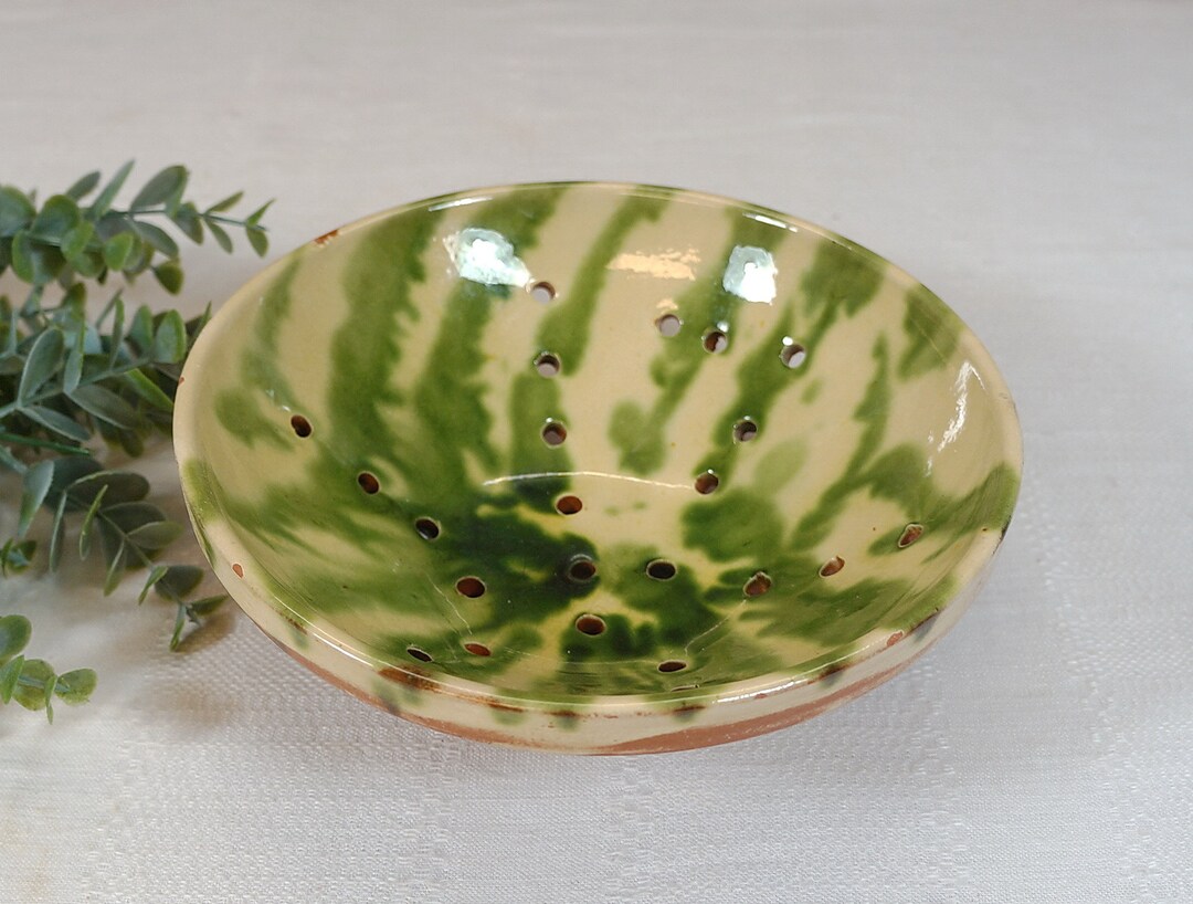 Ceramic Sieve, Colander, Colander - Vintage - Country House Kitchen ...