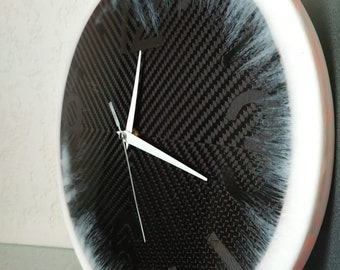 Epoxy resin clock | Etsy