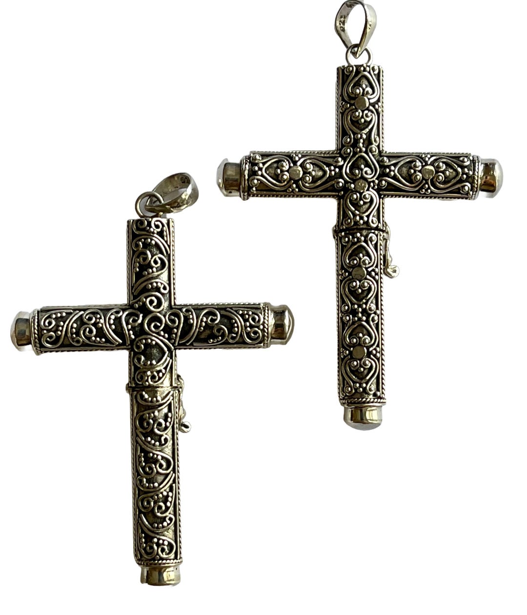 Cruel Intentions Cross Pendant -cremation Cross - Stash Cross - 925 ...