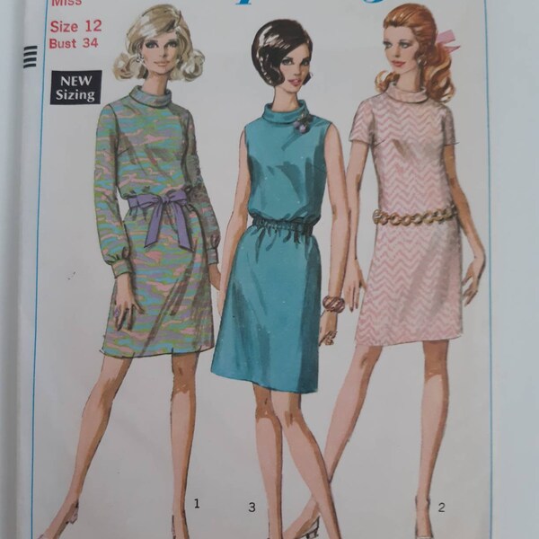 Shift Dress Pattern - Etsy UK