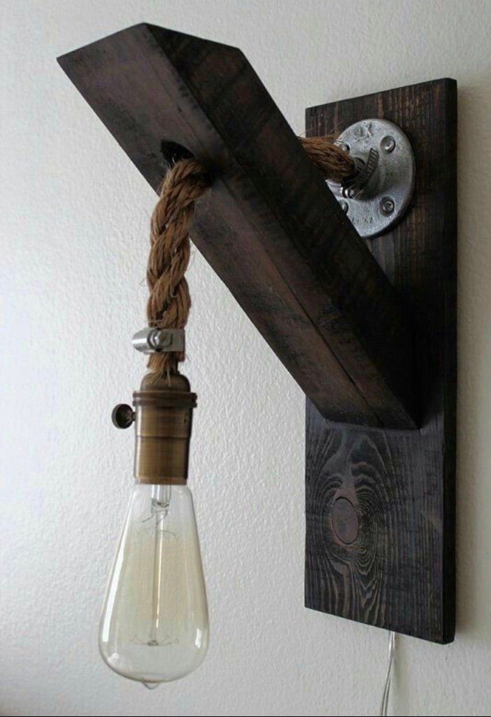 Rustic Lighting Fixture - Etsy