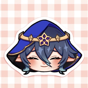 Nahida Chibi Matte Vinyl Sticker Genshin Impact - Etsy