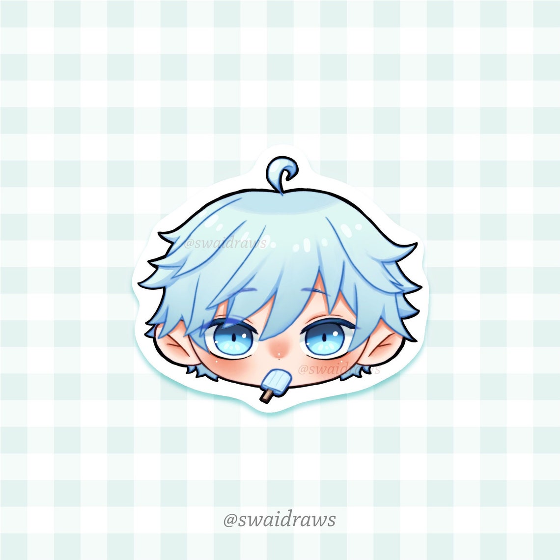 Chongyun Chibi Matte Vinyl Sticker Genshin Impact - Etsy