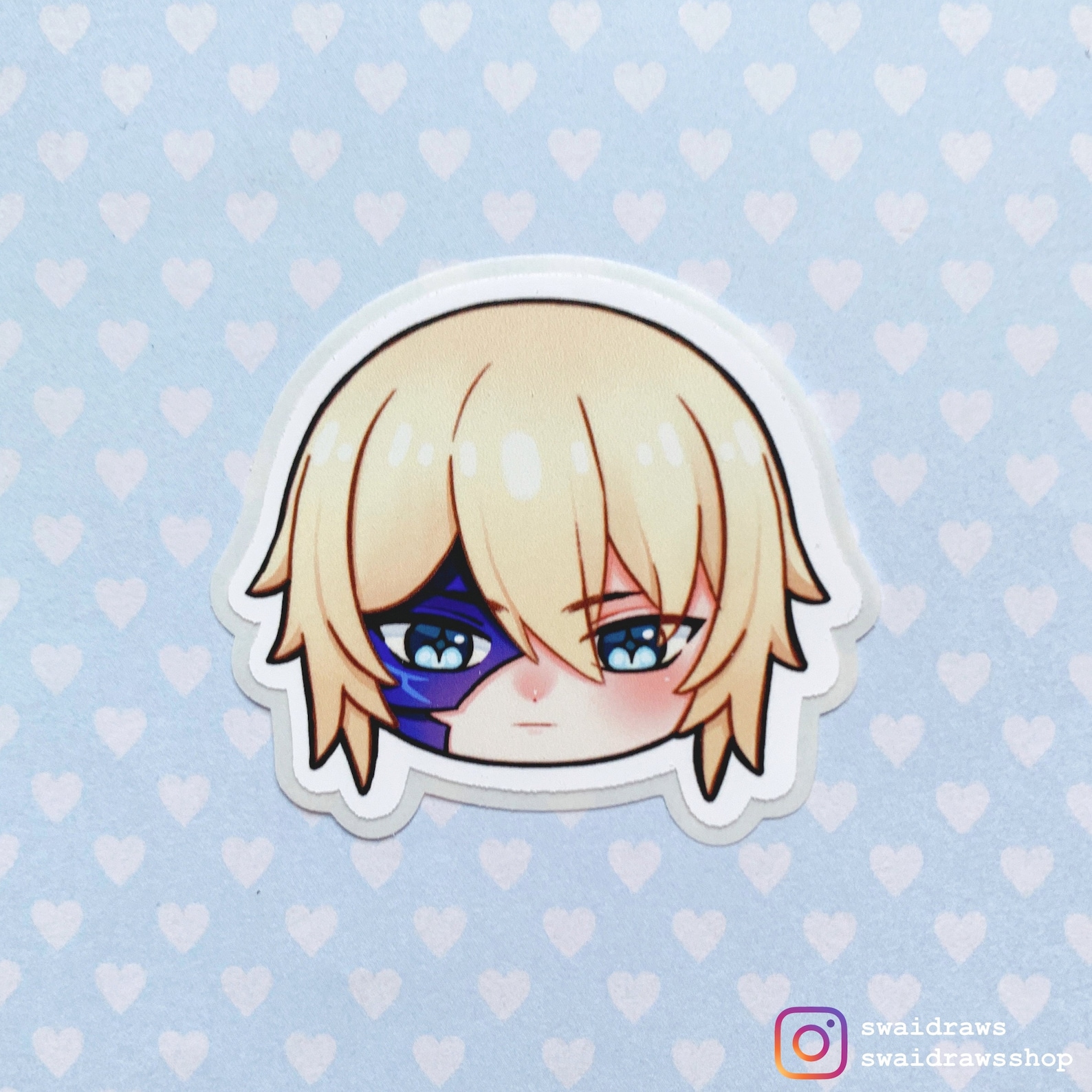 Dainsleif Chibi Matte Vinyl Sticker Genshin Impact - Etsy