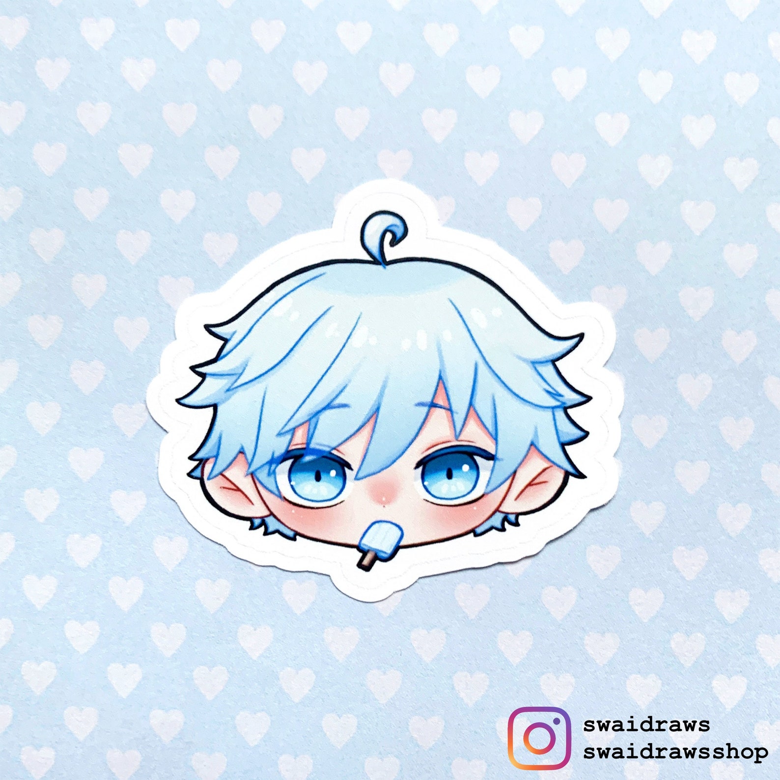 Chongyun Chibi Matte Vinyl Sticker Genshin Impact - Etsy