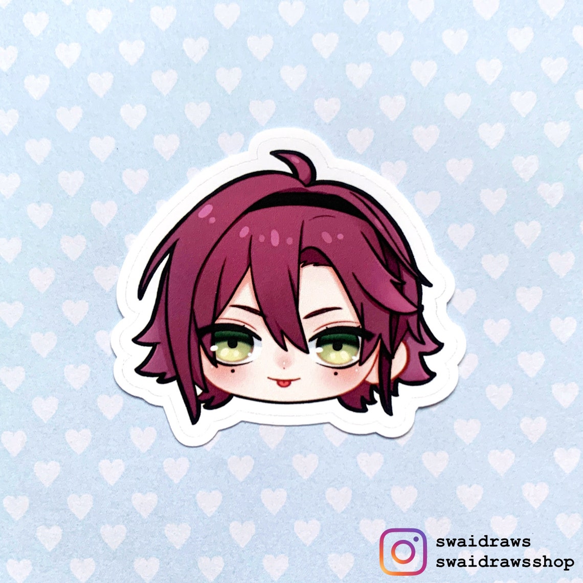 Heizou Chibi Matte Vinyl Sticker Genshin Impact - Etsy