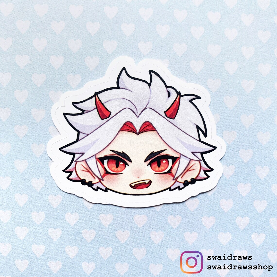 Itto Chibi Matte Vinyl Sticker Genshin Impact - Etsy