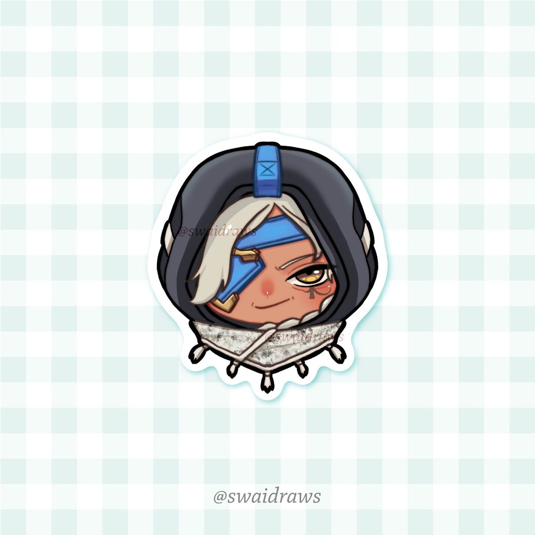 Ana Chibi Matte Vinyl Sticker | Overwatch 2 - Etsy