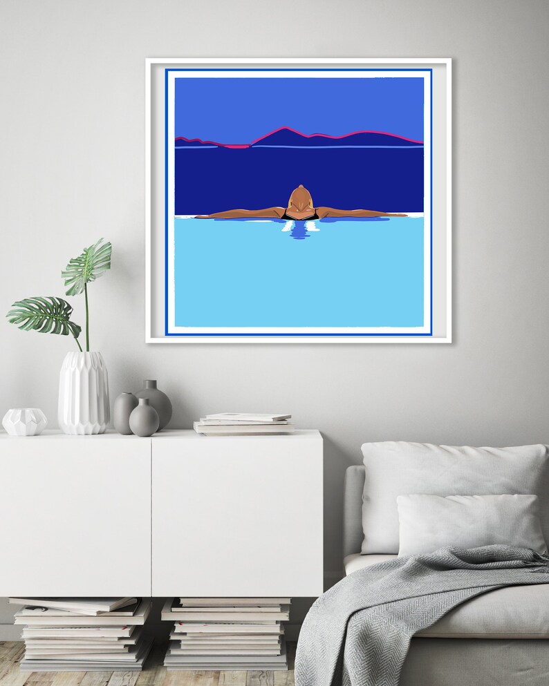 Infinity Pool Print - Relaxing Print - Poolside Print - Holiday ...