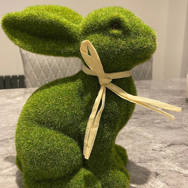 Flocked Easter Bunny - Etsy