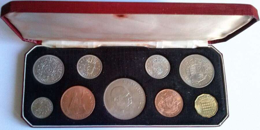 1965 UK Specimen Coin Set in Original Royal Mint Case 9 Coins - Etsy