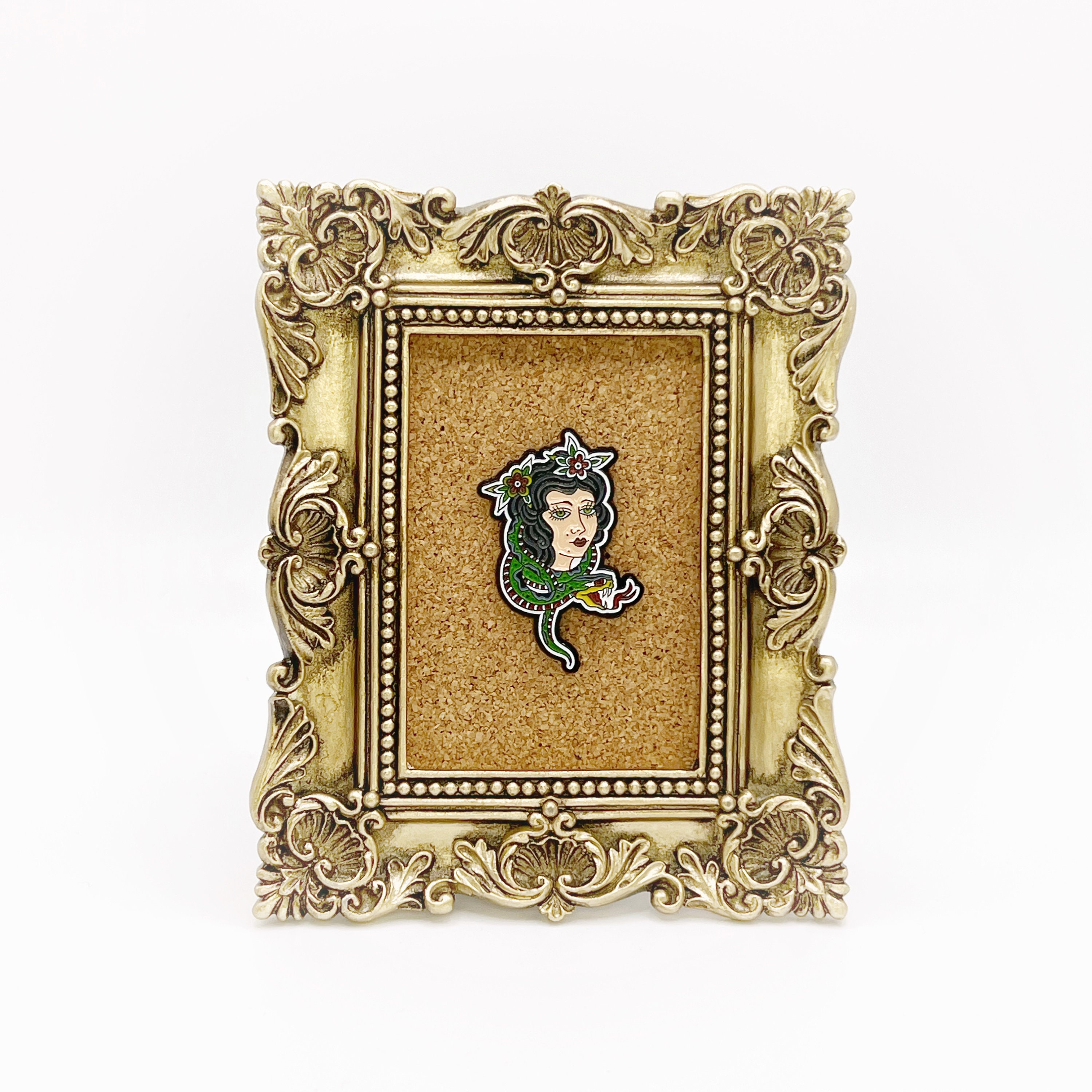 Signature Tattoo Series Kirk Fagan Snake Lady Enamel Pin - Etsy