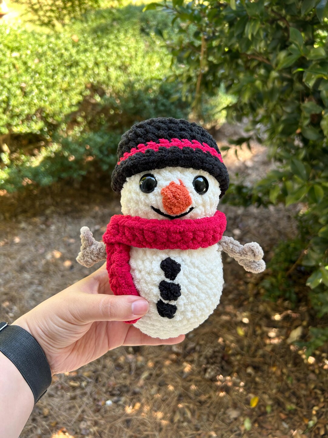 Snowman Crochet Pattern - Etsy