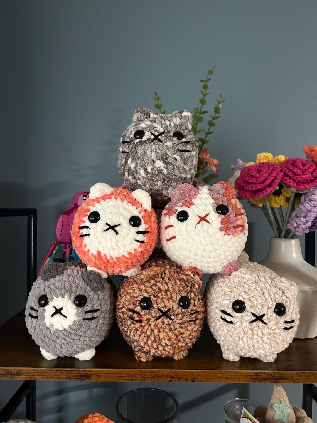 Crocheted Loaf Cat - Etsy