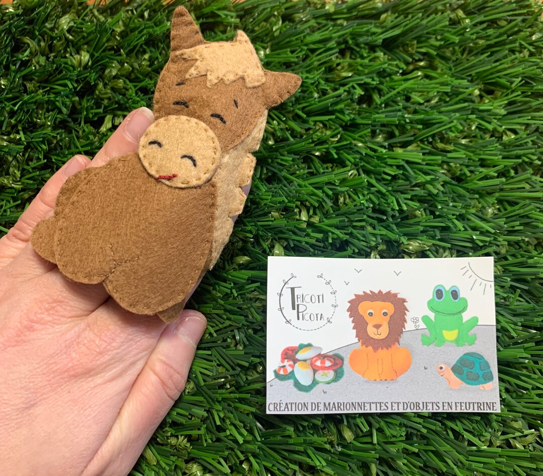 PERCEVAL the Horse Finger Puppet - Etsy