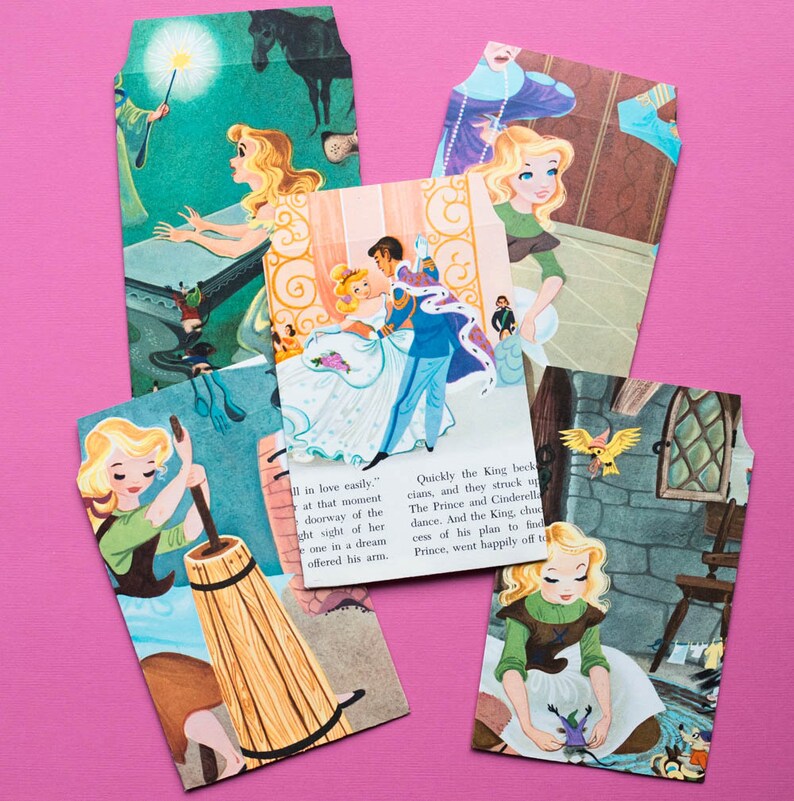 Cinderella Envelopes Disney Theme Envelopes Disney Ephemera - Etsy