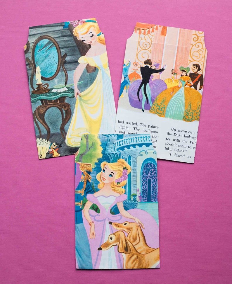Cinderella Envelopes Disney Theme Envelopes Disney Ephemera - Etsy