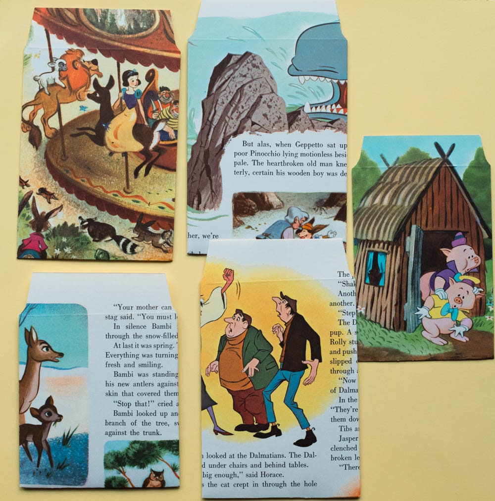 Mystery Disney Envelopes, Disney Theme Envelopes, Disney Stationary - Etsy