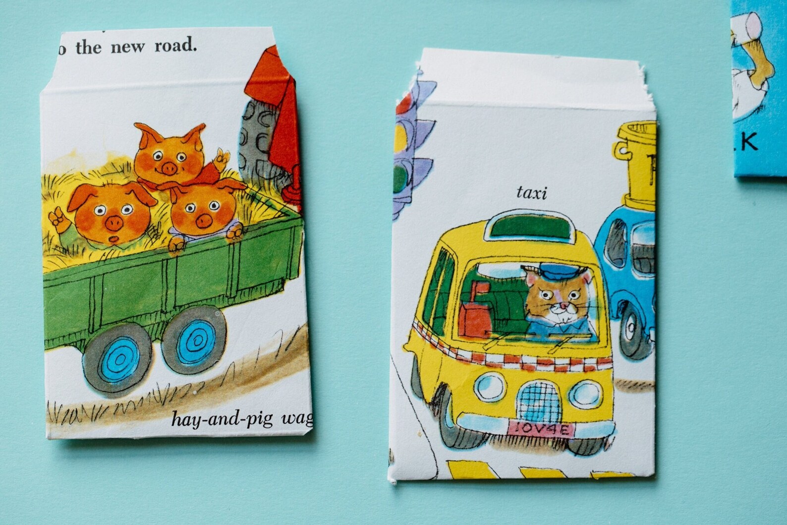 Pocket Book Page Envelopes Upcycled Book Page Mini Envelopes - Etsy