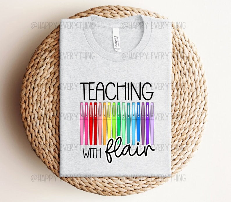 Teaching With Flair PNG File, Digital Download - Etsy