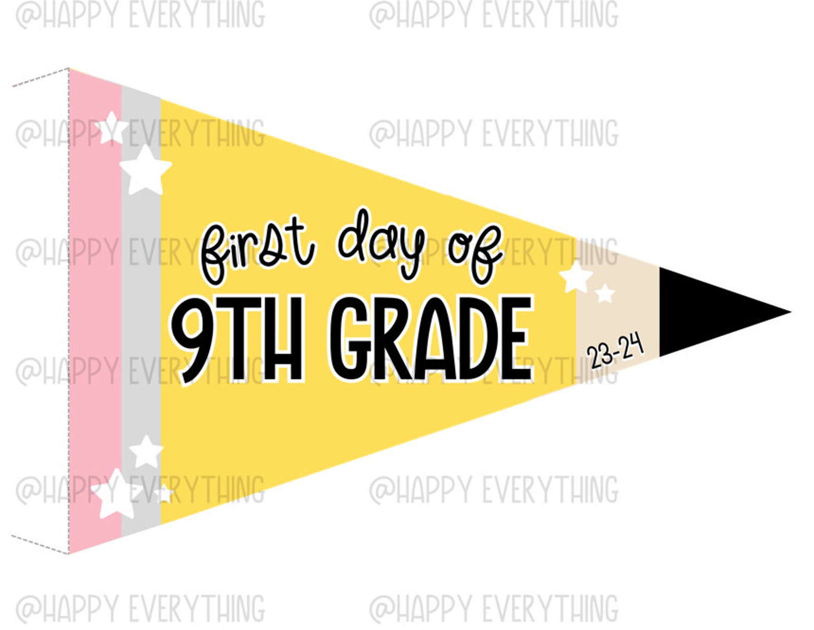 Printable Back to School Pencil Flags, Digital Download - Etsy