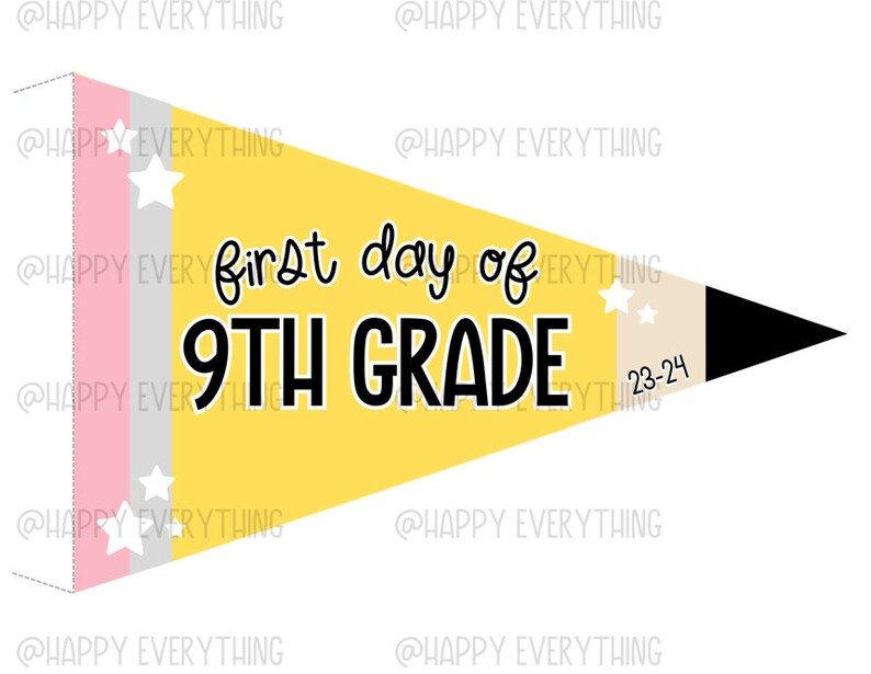 Printable Back to School Pencil Flags, Digital Download - Etsy Australia