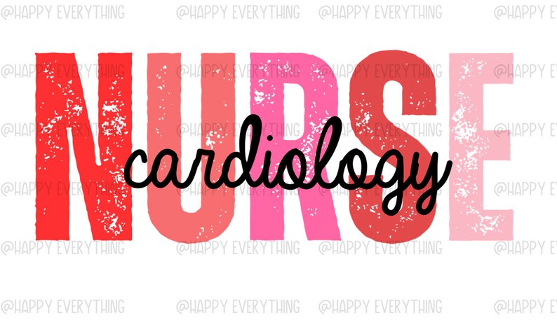 INSTANT DOWNLOAD, Cardiology Nurse PNG File, Digital Download - Etsy