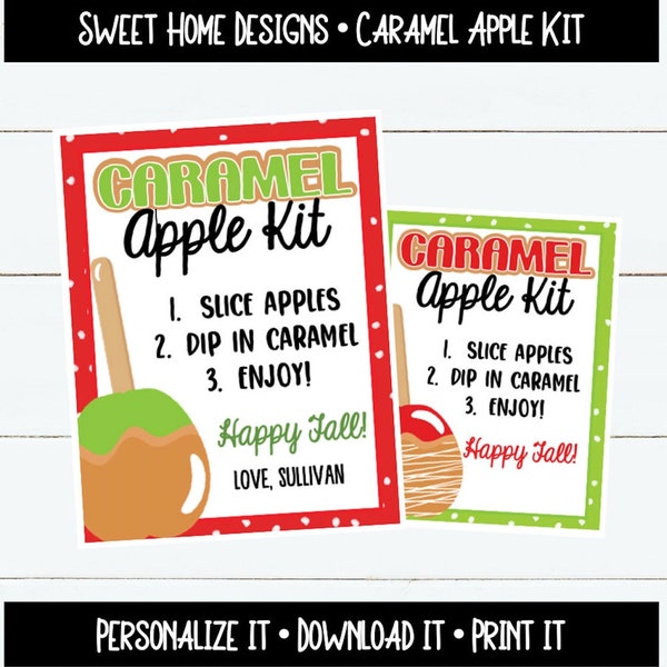 Caramel Apples - Etsy