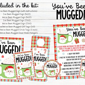 You've Been Mugged Printable Kit, Instant Digital Download - Etsy
