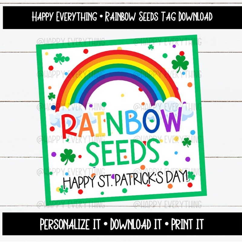 Seed Paper Tags - Etsy