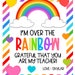 Over the Rainbow Grateful Teacher Tag - Etsy